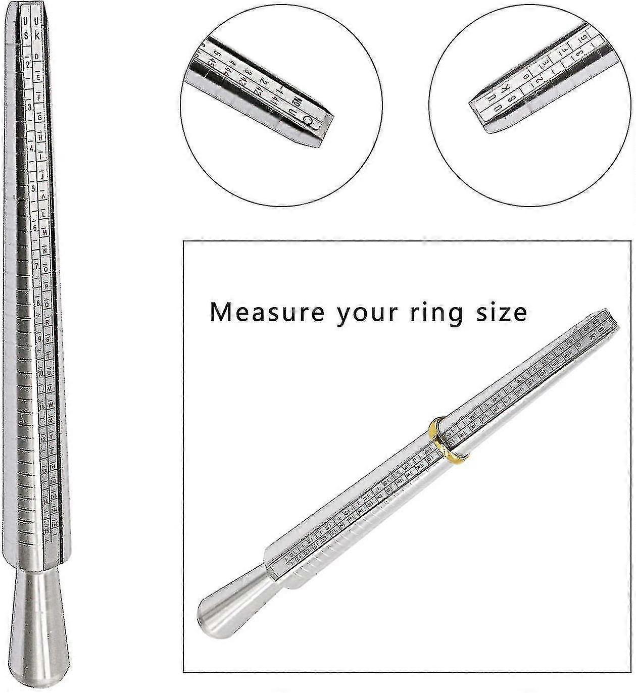 Ring Sizing Tool, Metall Ring Sizer, Stylet, Ring Sizer Ring Sizer Set ...