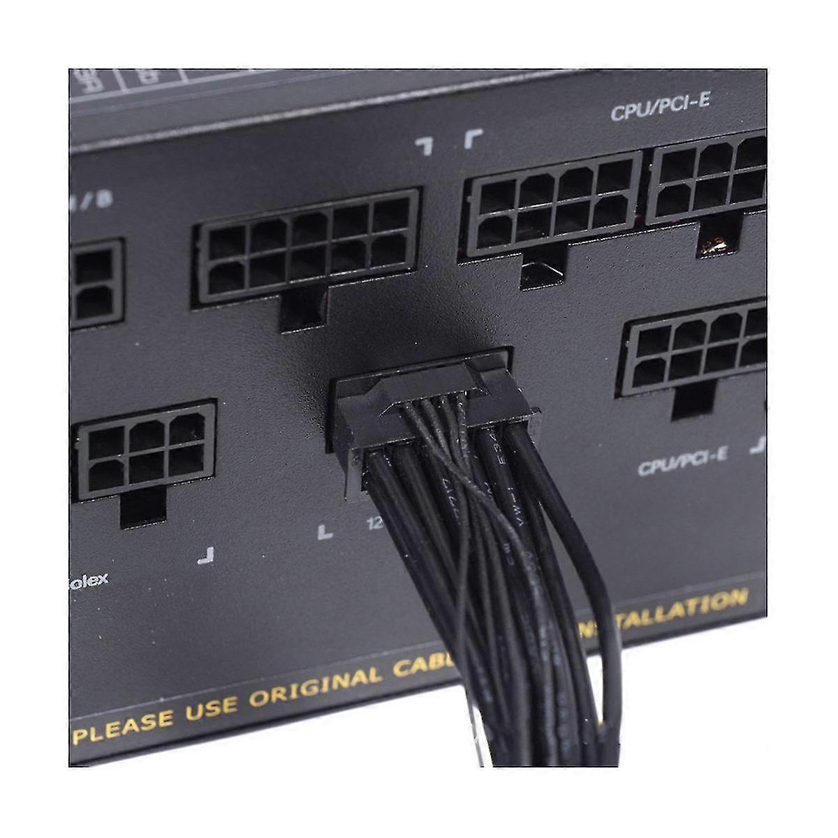 Dubbel 8pin till Atx3.0 Pcie 5.0 12vhpwr 16pin 12pin + 4pin Power ...