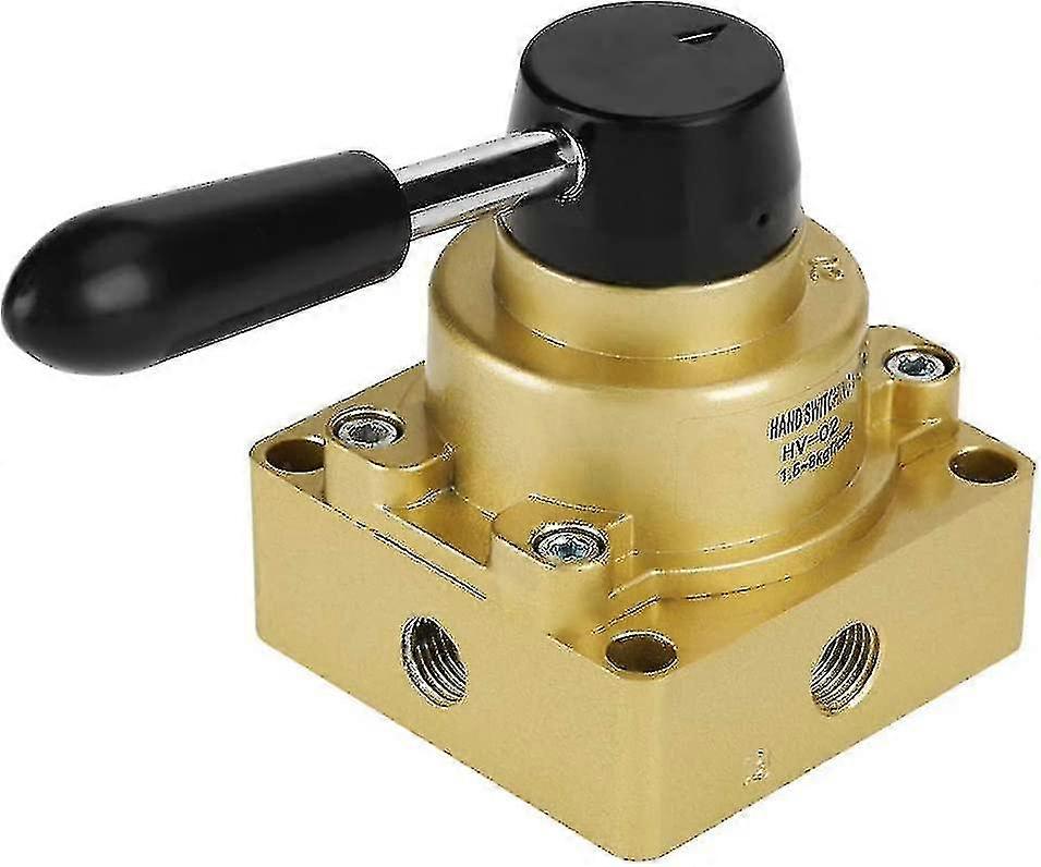 Hv-02 3 Position 4 Way Lever Pneumatic Air Control Valve 1/4" Pt Port386 | Fruugo UK