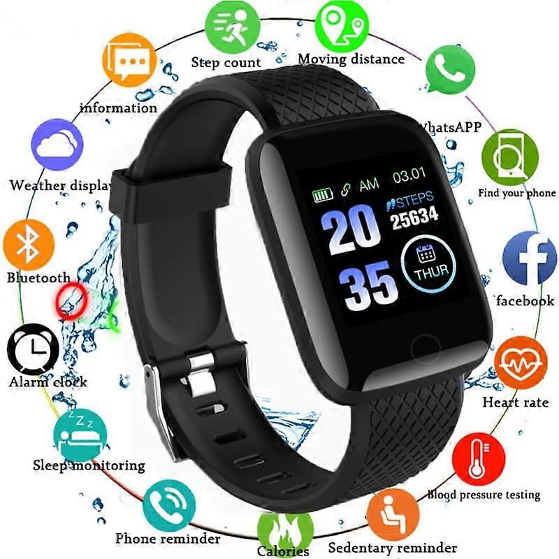 116 PLUS Fitness Tracker Smart Watch IP67 Waterproof Smart Watch Heart ...