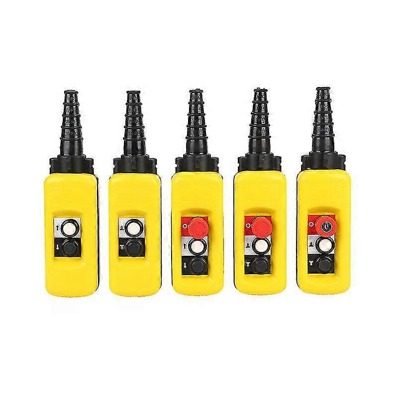 Emergency stop button,Two push buttons + emergency stop button-XAC-A2713 | Fruugo UK