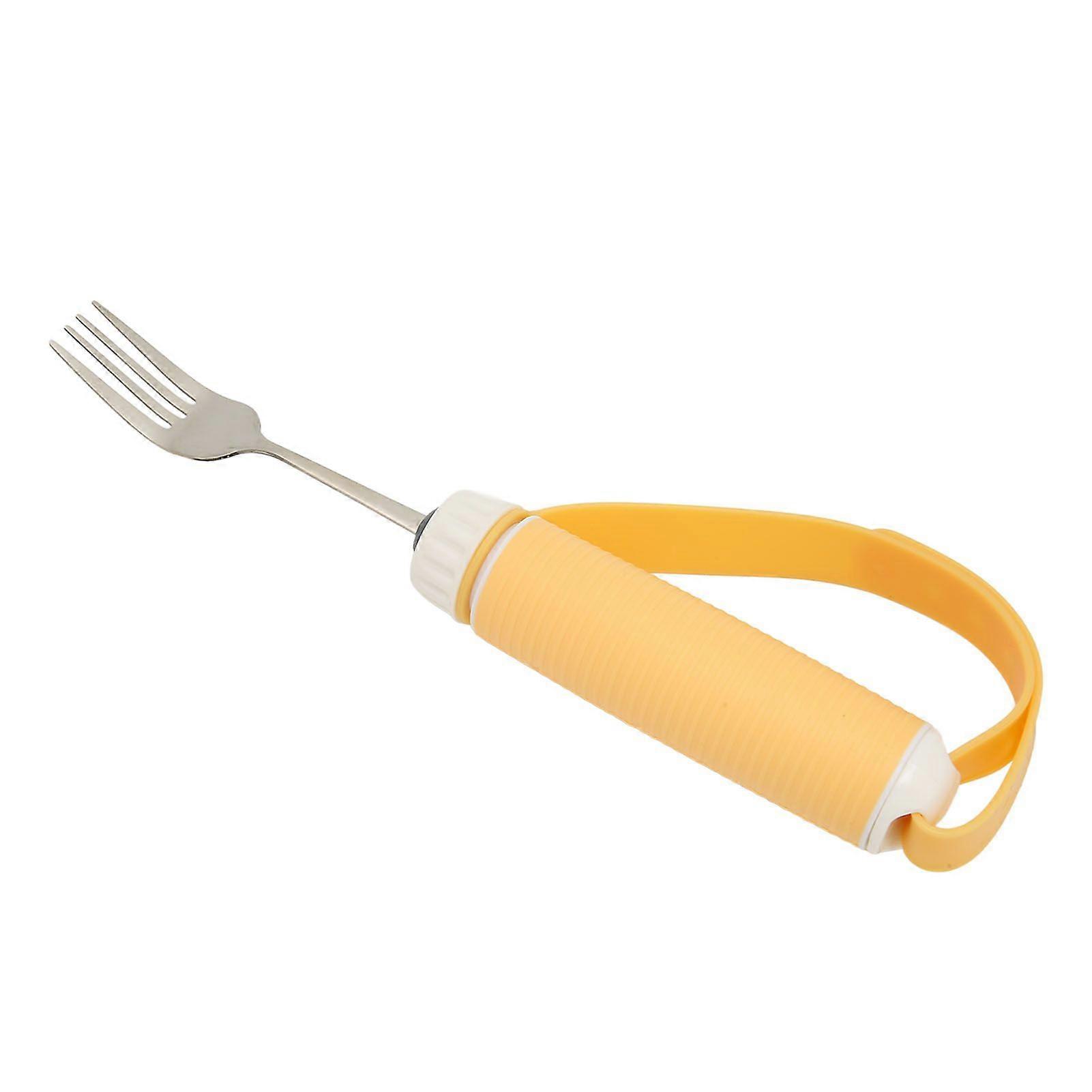 Adaptive Utensils Fork Easy Grip Stainless Steel Eating Aids Utensils ...