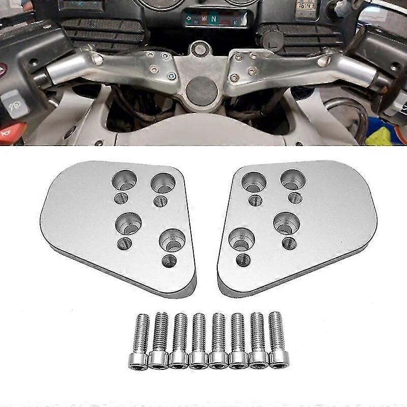 Motorcycle Silver Handlebar Riser For BMW R1100R R1100RT R1150R R1150RT ...