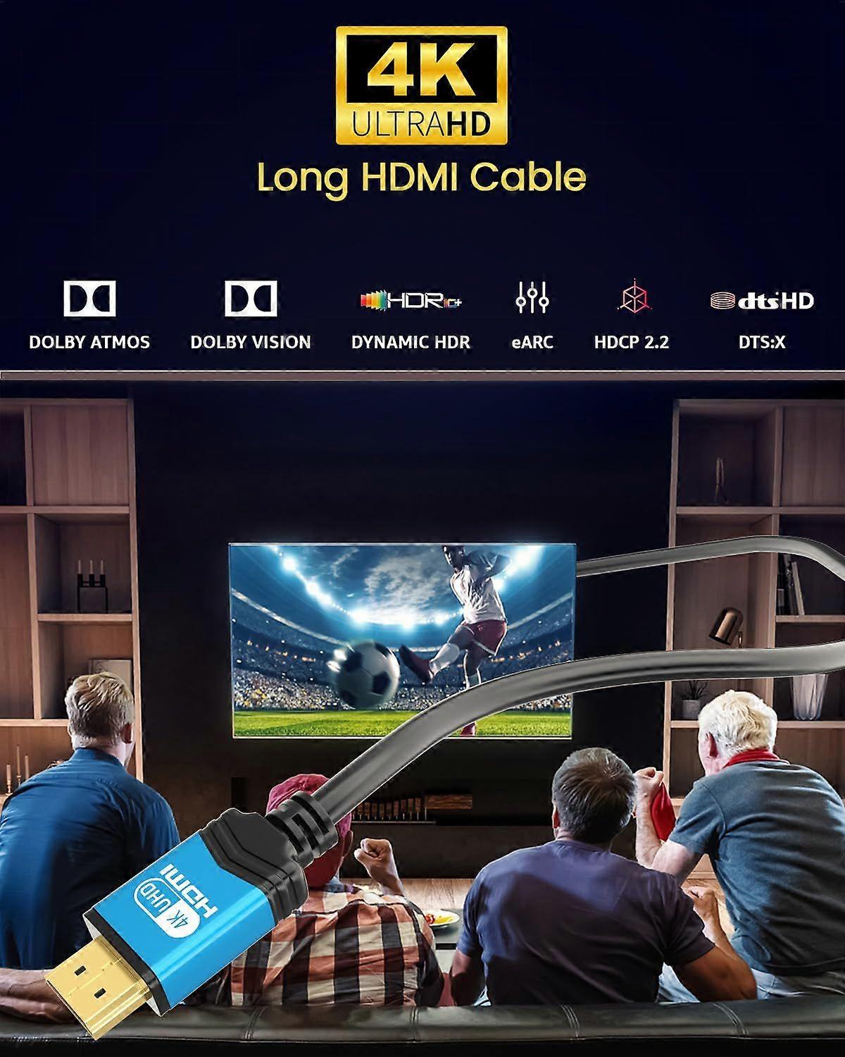 4K Long HDMI Cable 10M HDMI Lead | Designed in the UK | Ultra High ...