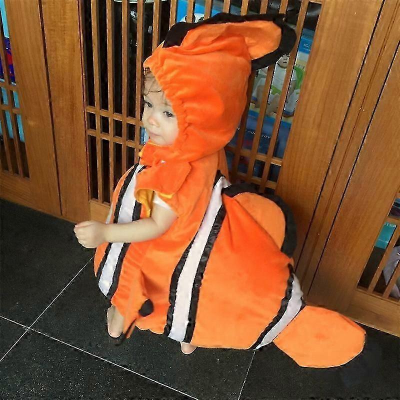 Classic Movie Anime Clown Fish Moni Cute Child Cosplay Costume ...