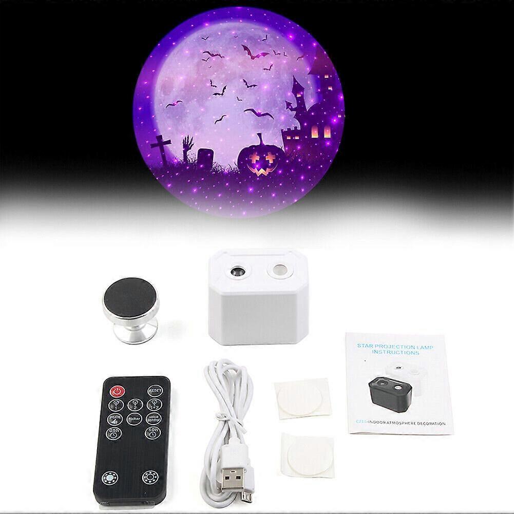 Home theater system Halloween holographic projector window car roof ...