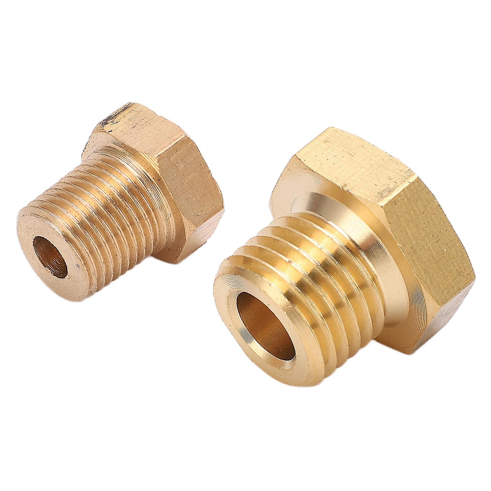 M14x1.5 to 1/8in NPT Oil Pan Plug Adapter Water Temperature Sump Screw ...