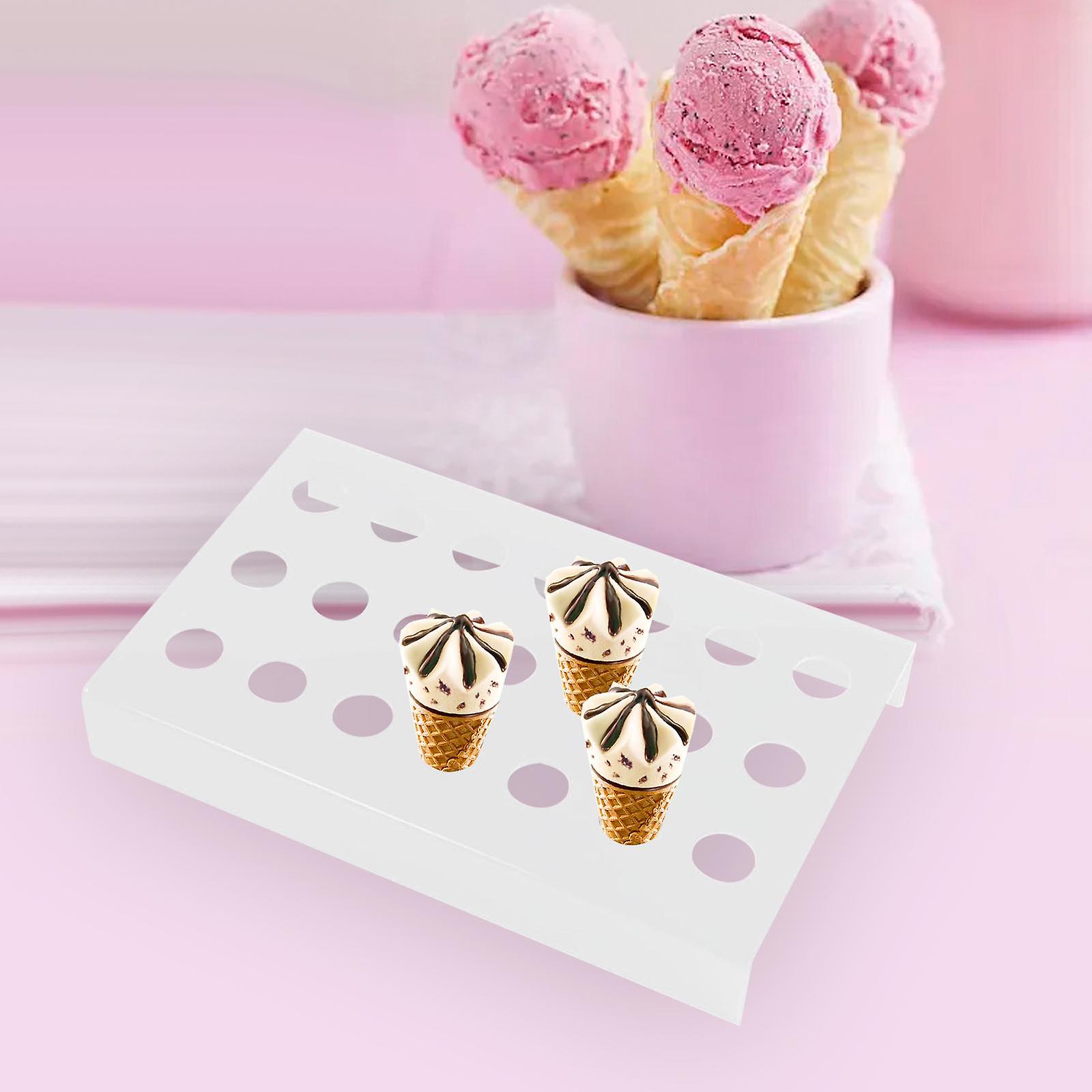 Ice Cream Cone Stand Cupcake Cones Baking Rack Multipurpose Decorative ...
