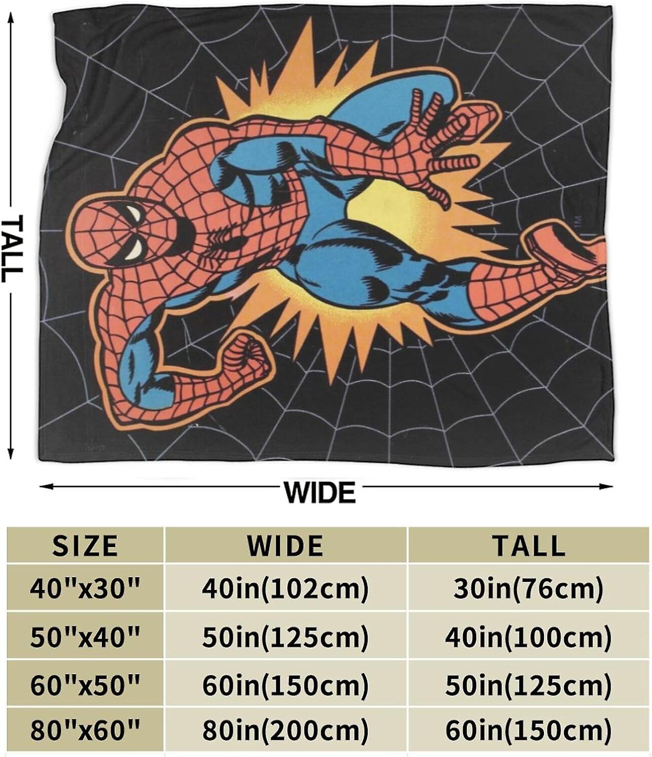 spindel tecknad man filt collage mjuk varm flanellfilt för säng soffa ...