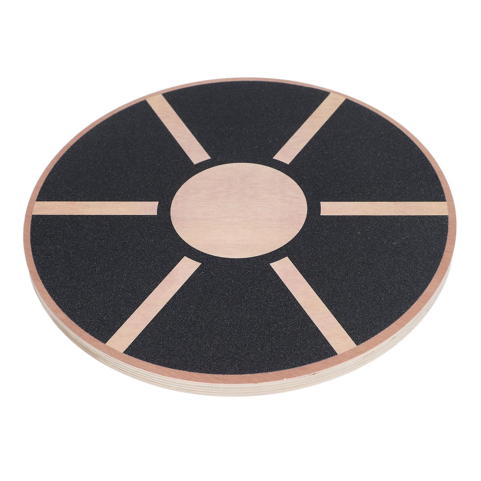 Wooden Balance Plate Enhance Coordination Round Shaped Yoga Balance ...