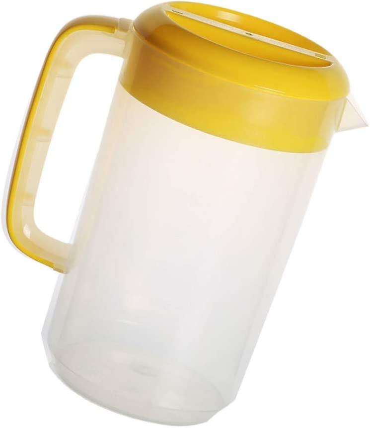 Large Plastic Pitcher with Lid 2500ml Mix Drinks Water Jug for Hot and ...
