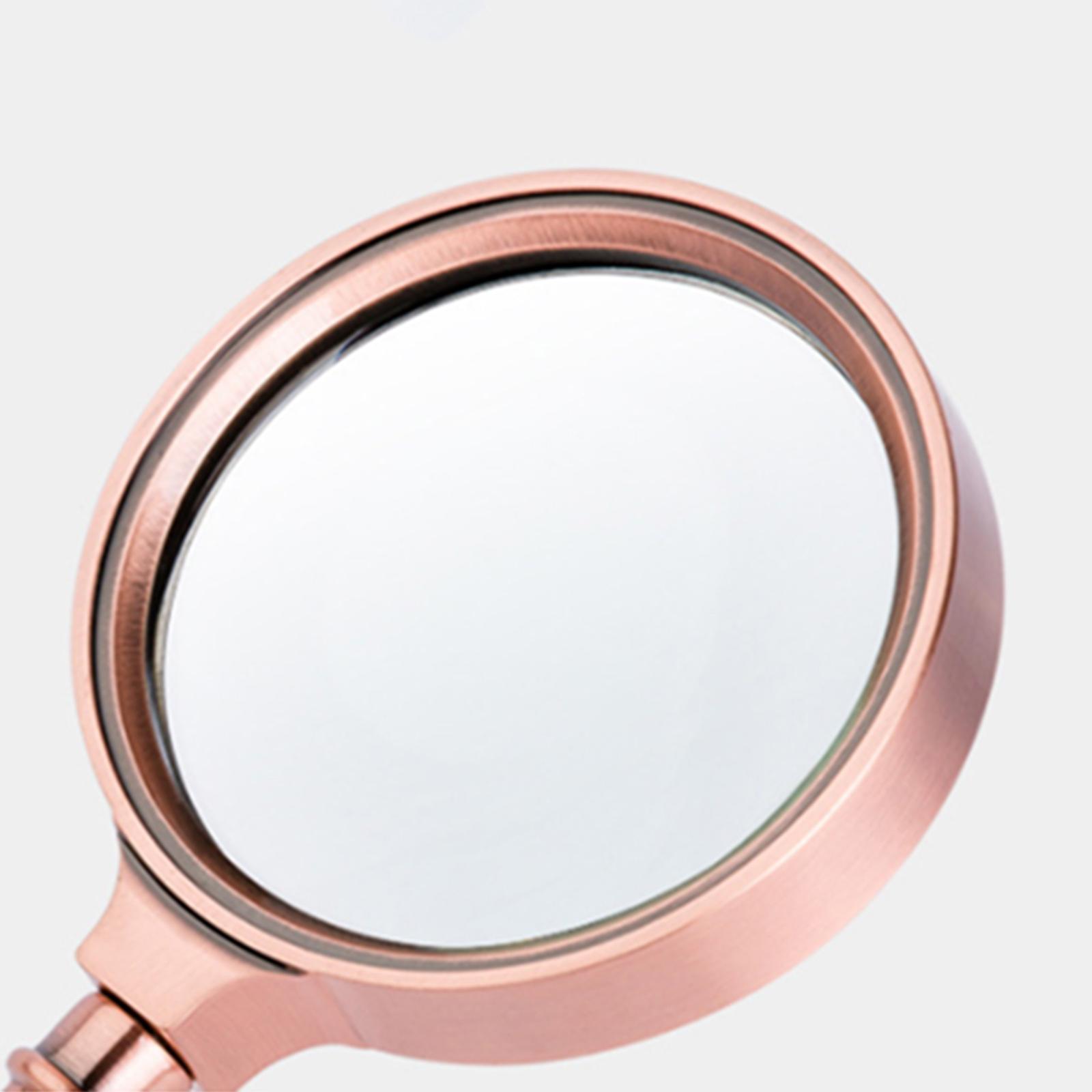 Magnifying Glass 5X Handheld Magnifier with Large Glass Lens & Metal ...