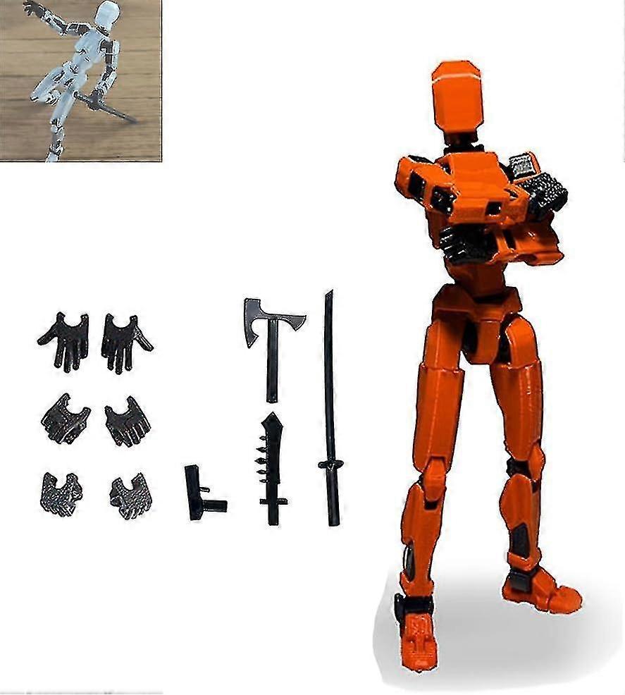 T13 Action Figure, Titan 13 Action Figure With 4 Types Of Weapons And 3 ...