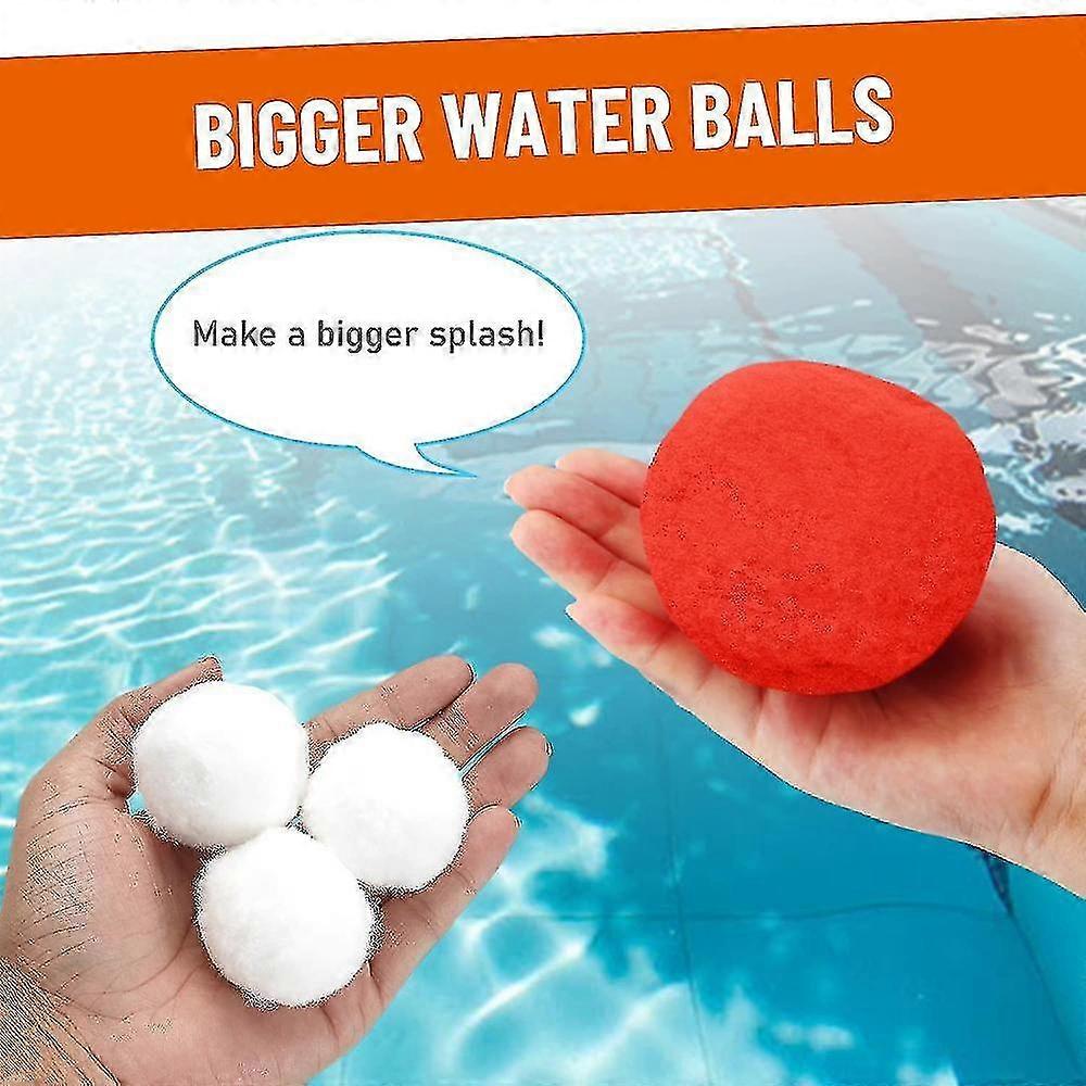 50pcs Water Balls,reusable Water Balloons,toss & Catch Gaming Ball For ...