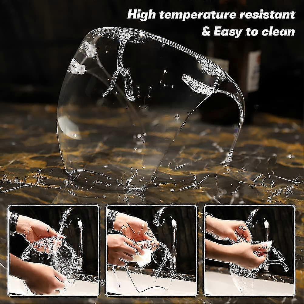 Adult/kids Clear Face Shield Mask Googles Sunglasses Visor Anti-fog ...