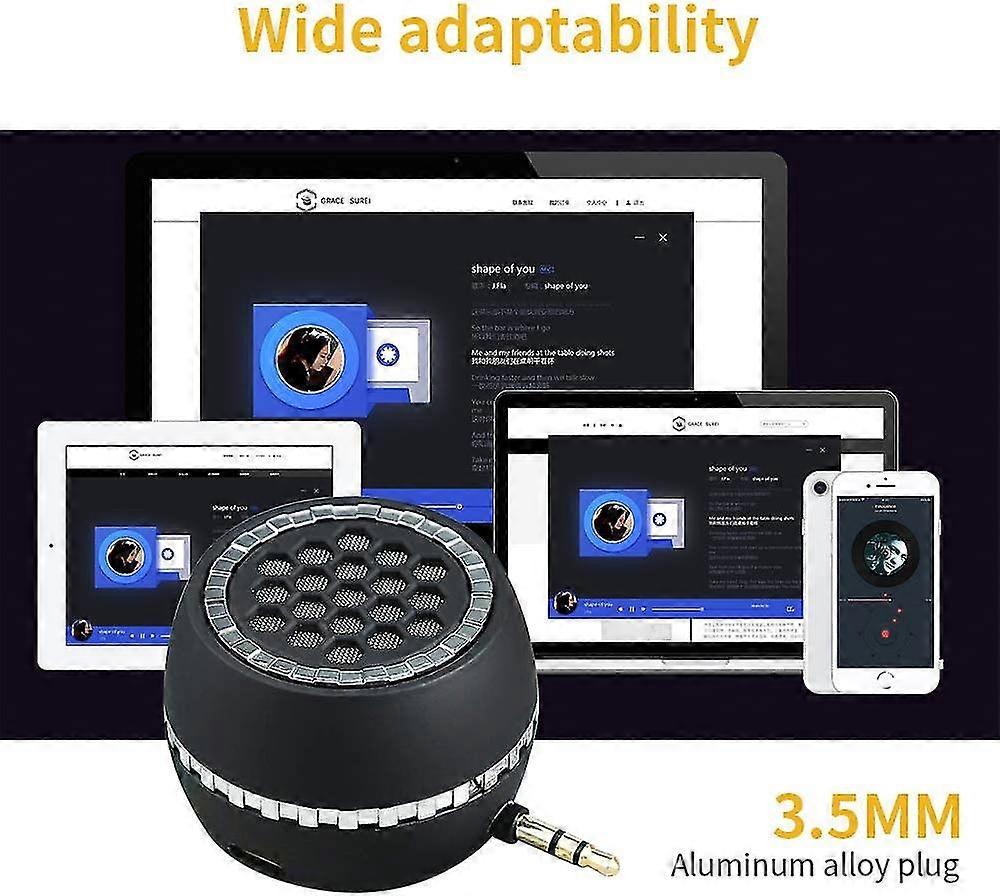 Mini Portable Speaker Compatible For Iphone/android Phones/ipad Tablet/computer/ipod, Yuiphint ...