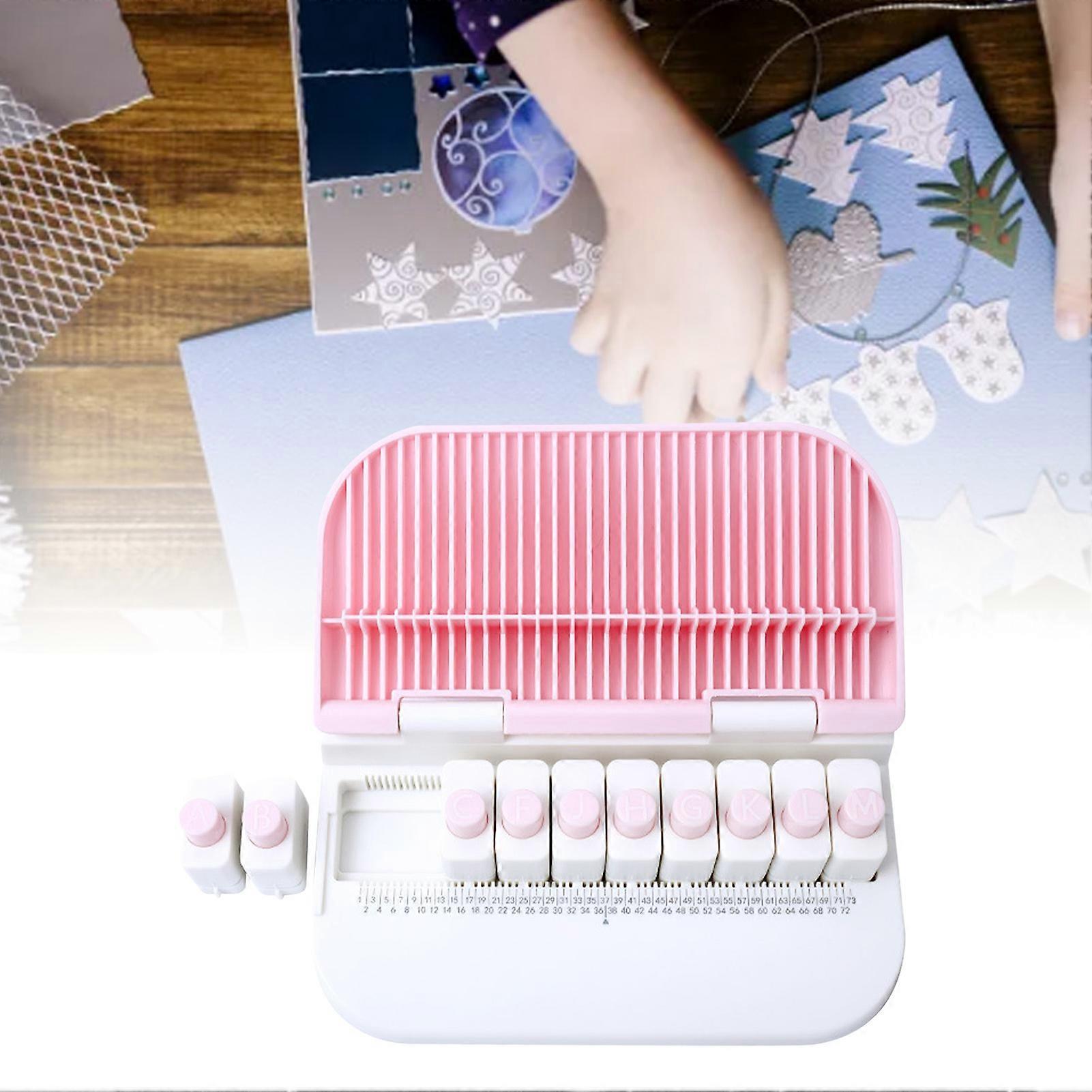 Manual Hole Puncher Craft Hole Punch 26 English Letters Alphabet Punch ...