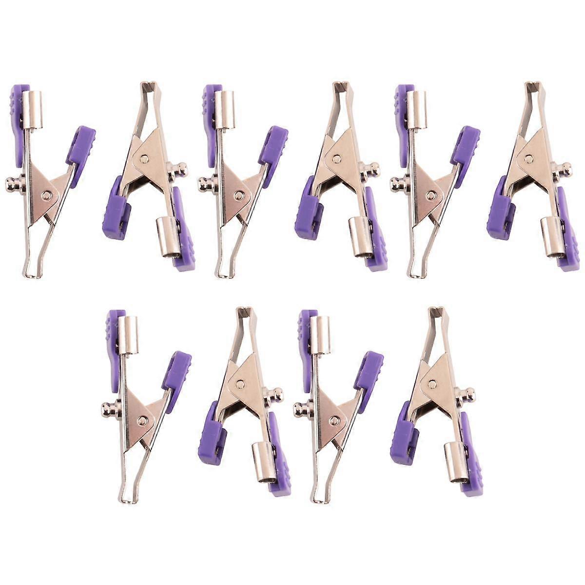 10pcs reusable ECG/EKG alligator clip electrodes for animals, pets ...