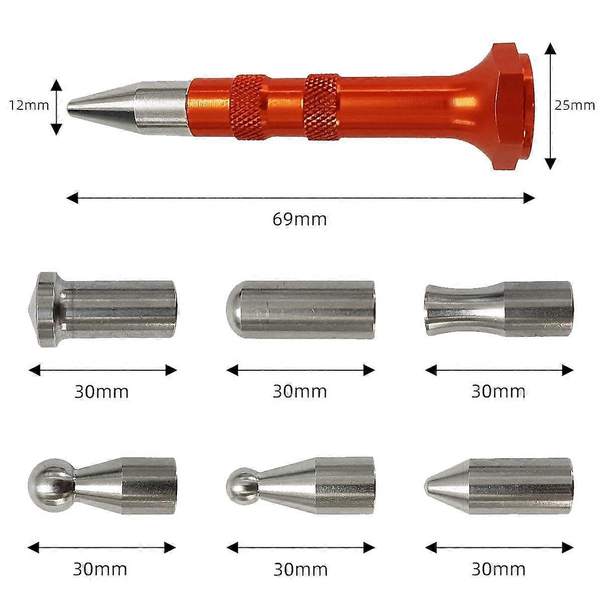 22 Pcs Paintless Dent Repair Rods, Hard Spring Steel Dent Rods, Dent ...