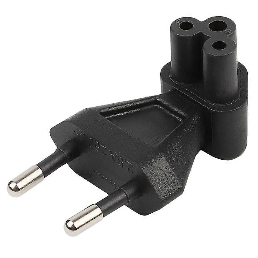 2-Pin Eu Male To Iec 320 C5 Female Ac Adapter 2.5A Fuse,Eu Industrial ...