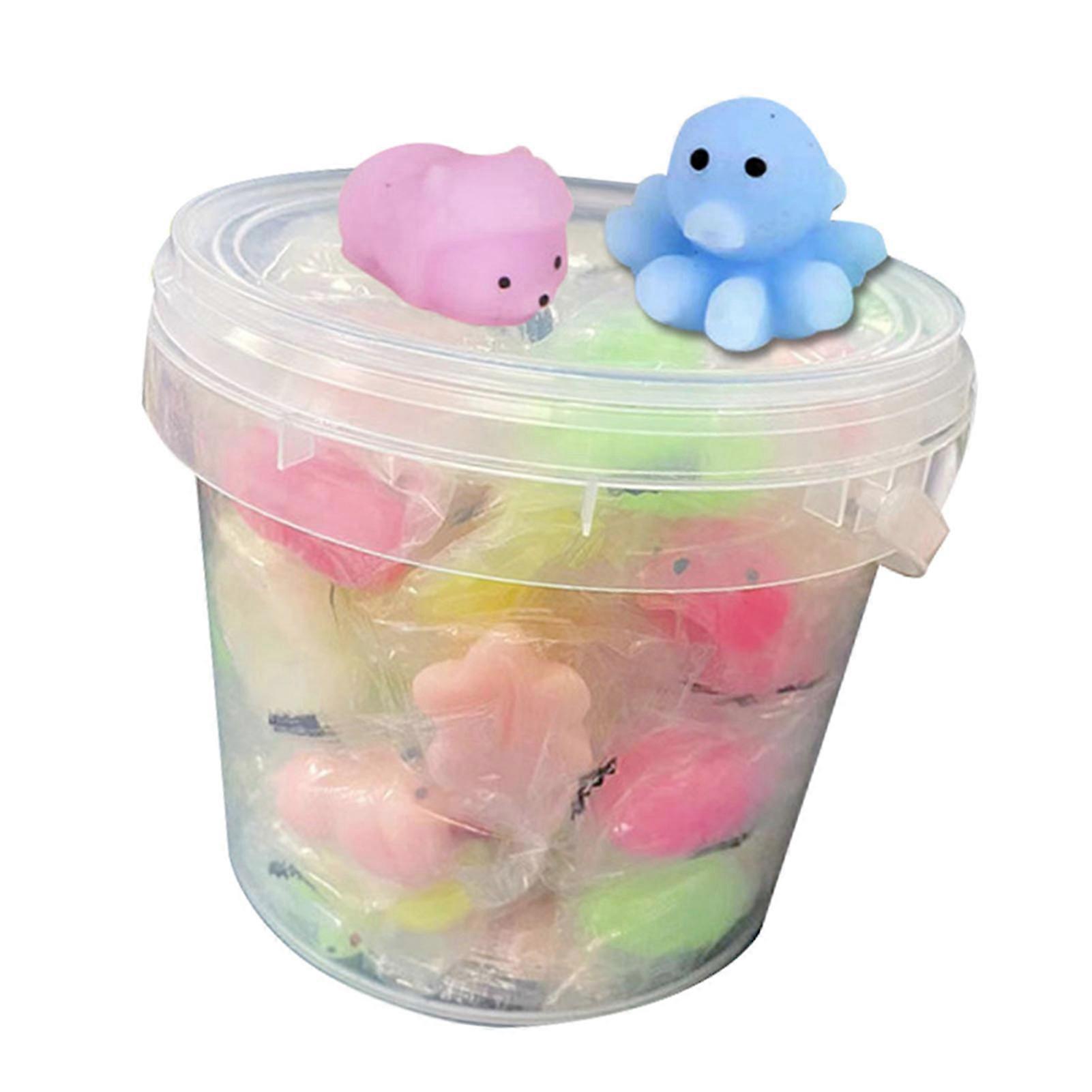 36pcs Bulk Squeeze Toy Colorful Stress Reliver Squeeze Toy With Storage ...