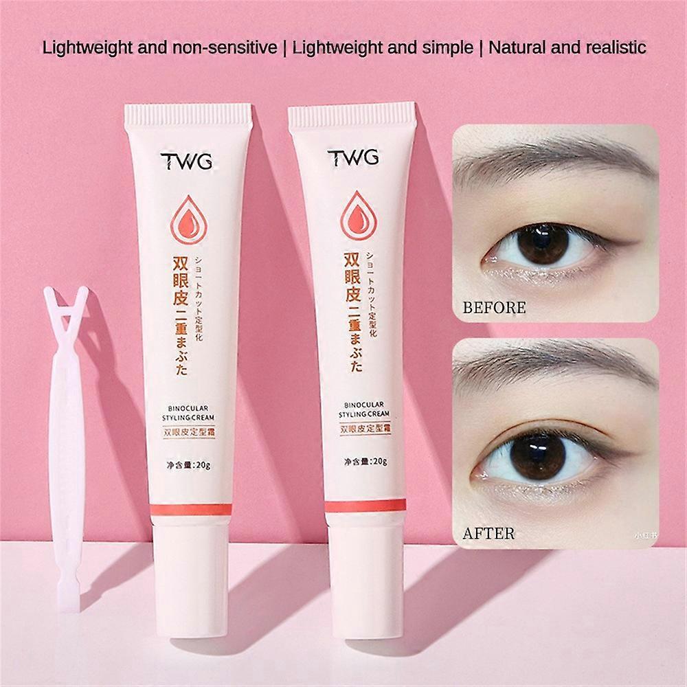 1/2/3Pcs Double Eyelids Styling Shaping Cream Natural Lasting ...