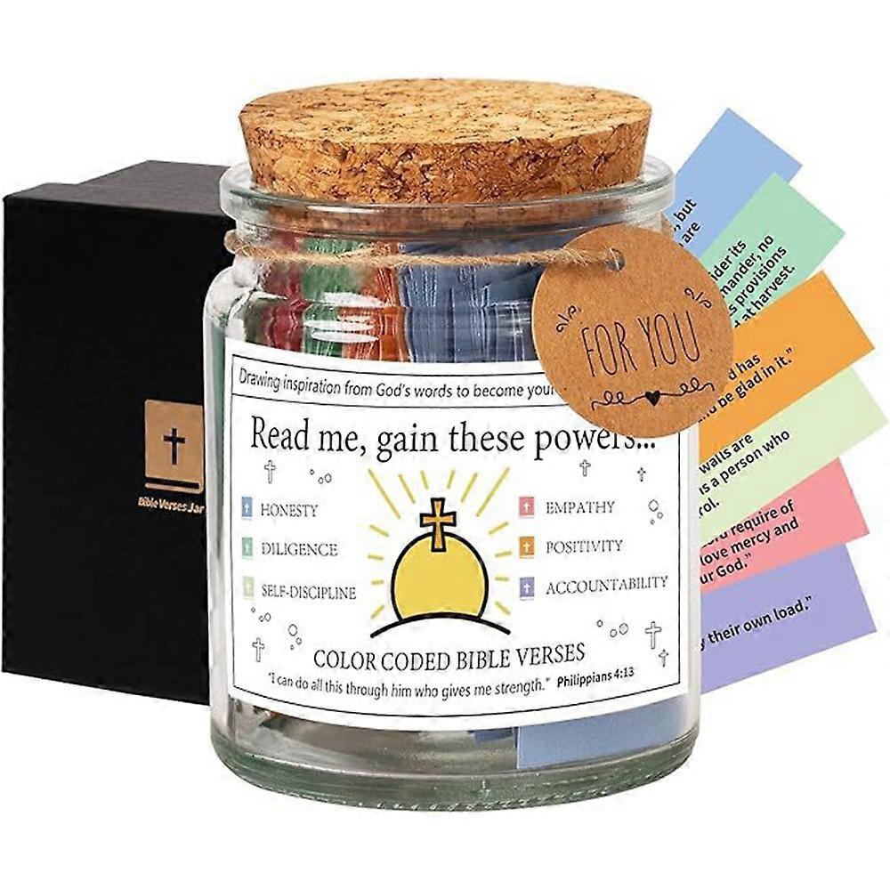 The Hope Jar Bible Verses,Bible Verses In a Jar, Glass Prayer Jar with ...