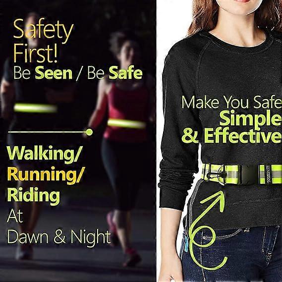 High Visibility Reflective Sash for Walking at Night -Perfect ...