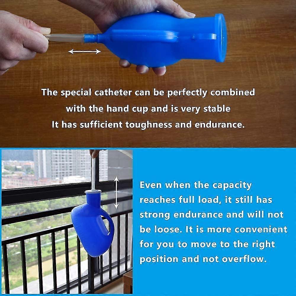 Men'S Urinal With Hand-Held 2000ml Large Capacity Portable Urine Leak ...