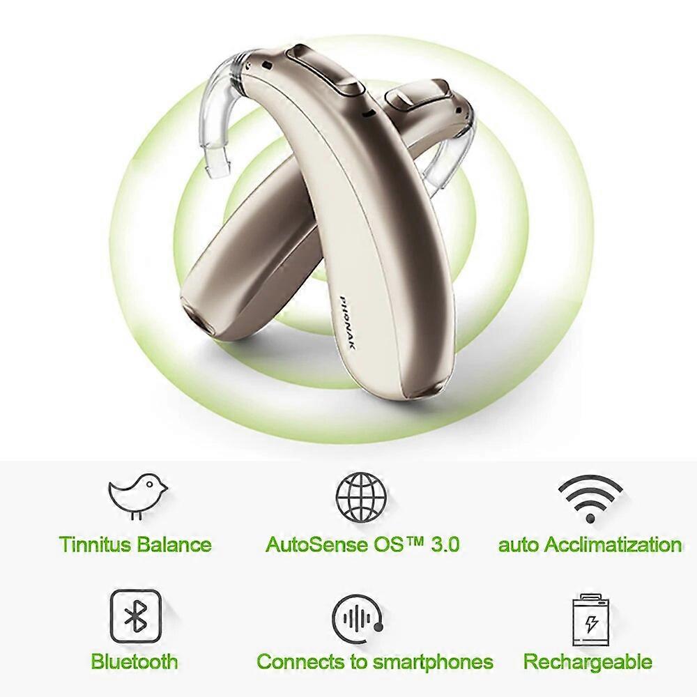 Phonak Bolero M90/70/50/30 PR bluetooth hearing aid echargeable ...