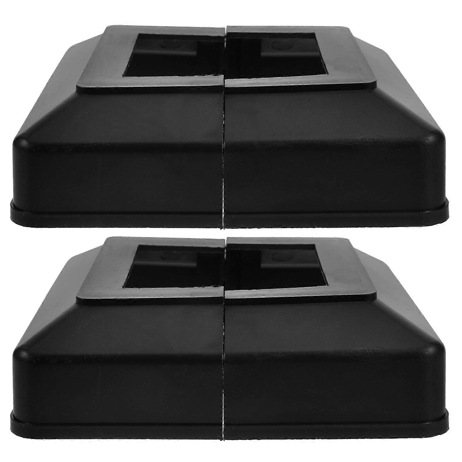 2pcs Column Wrap For Porch Railing Post Cap Fence Post Sleeve Split ...