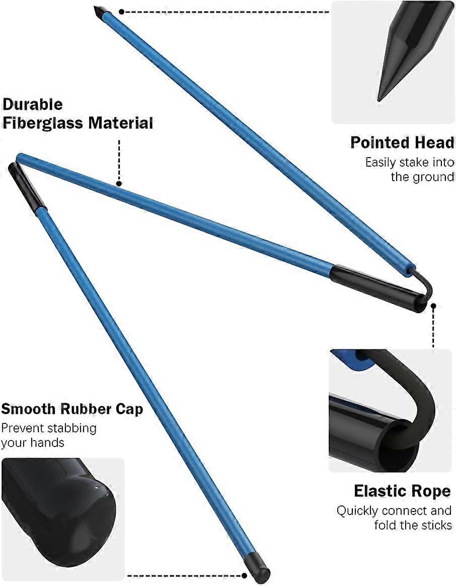 Golf Alignment Sticks - Collapsible Golf Practice Rods for Aiming ...