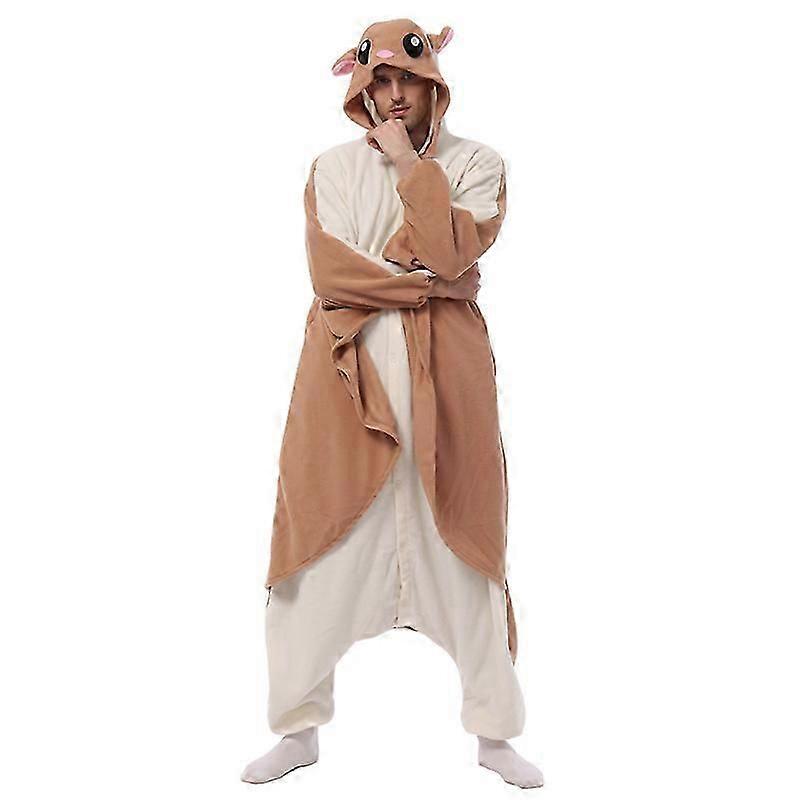ELEIMOS Halloween Flying Squirrel Onesie For Women Men Adult Animal ...