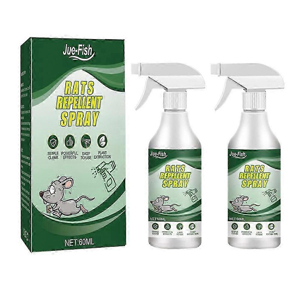 2x Oil Mice Or Rodent Repellent Spray 60ml Mouse Repellent Peppermint ...