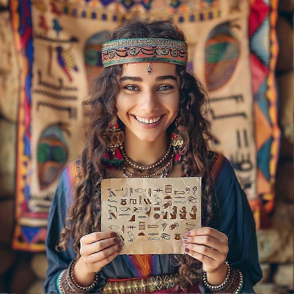 Egyptian Hieroglyphs Words Clear Stamp for Card Making Ancient Egyptian ...