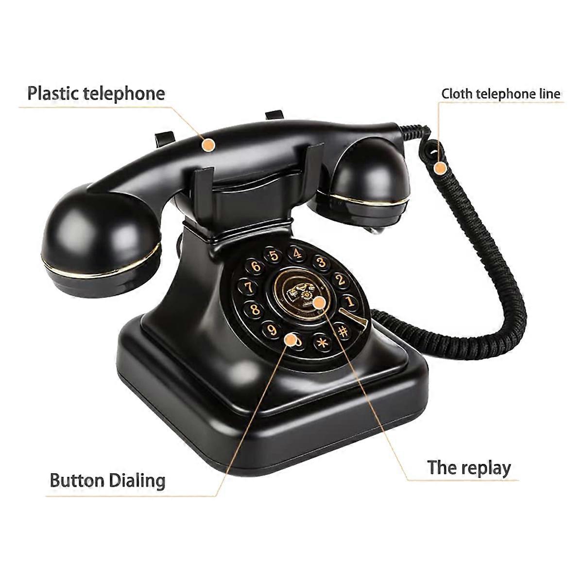 Retro Landline Telephone,Old Fashioned Vintage Landline Phones with ...