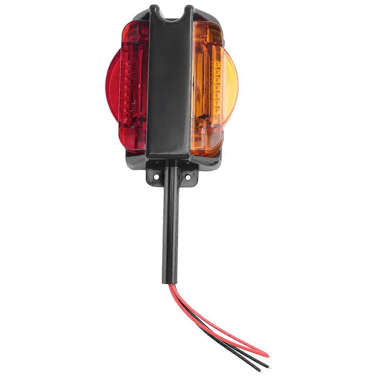 2PCS Amber/Red LED Marker Lights LED Clearance Trailer Lights Trailer ...