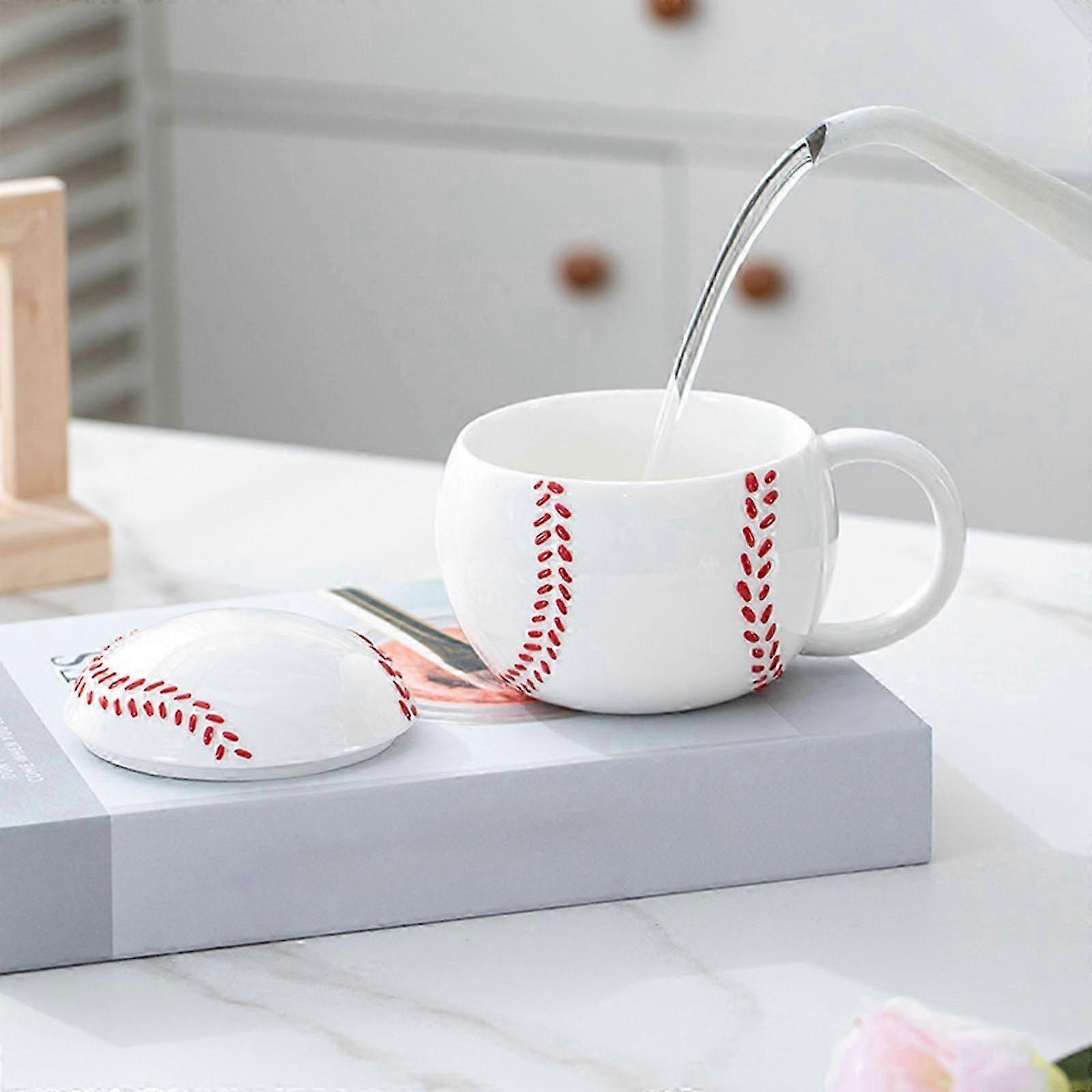 Ceramic Coffee Mug Football Mug Hand-painted Tea Cup with Handle ...