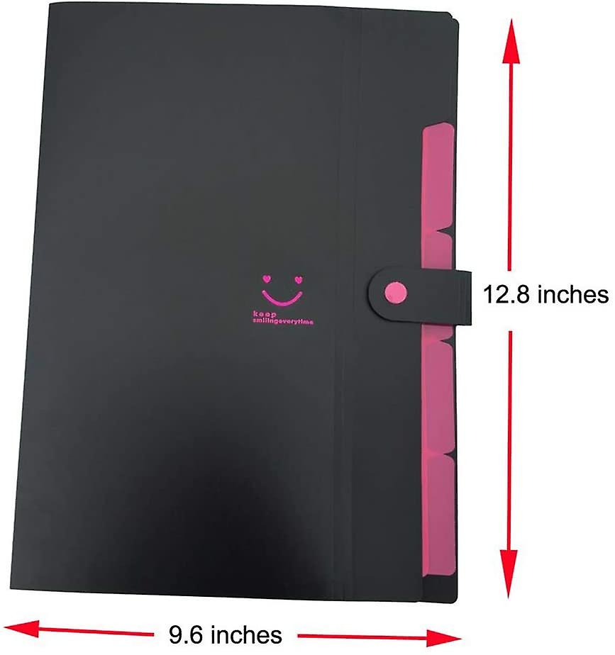 Expandable Portable File Folder, A4 Document Folder, A4 Folded Folder ...