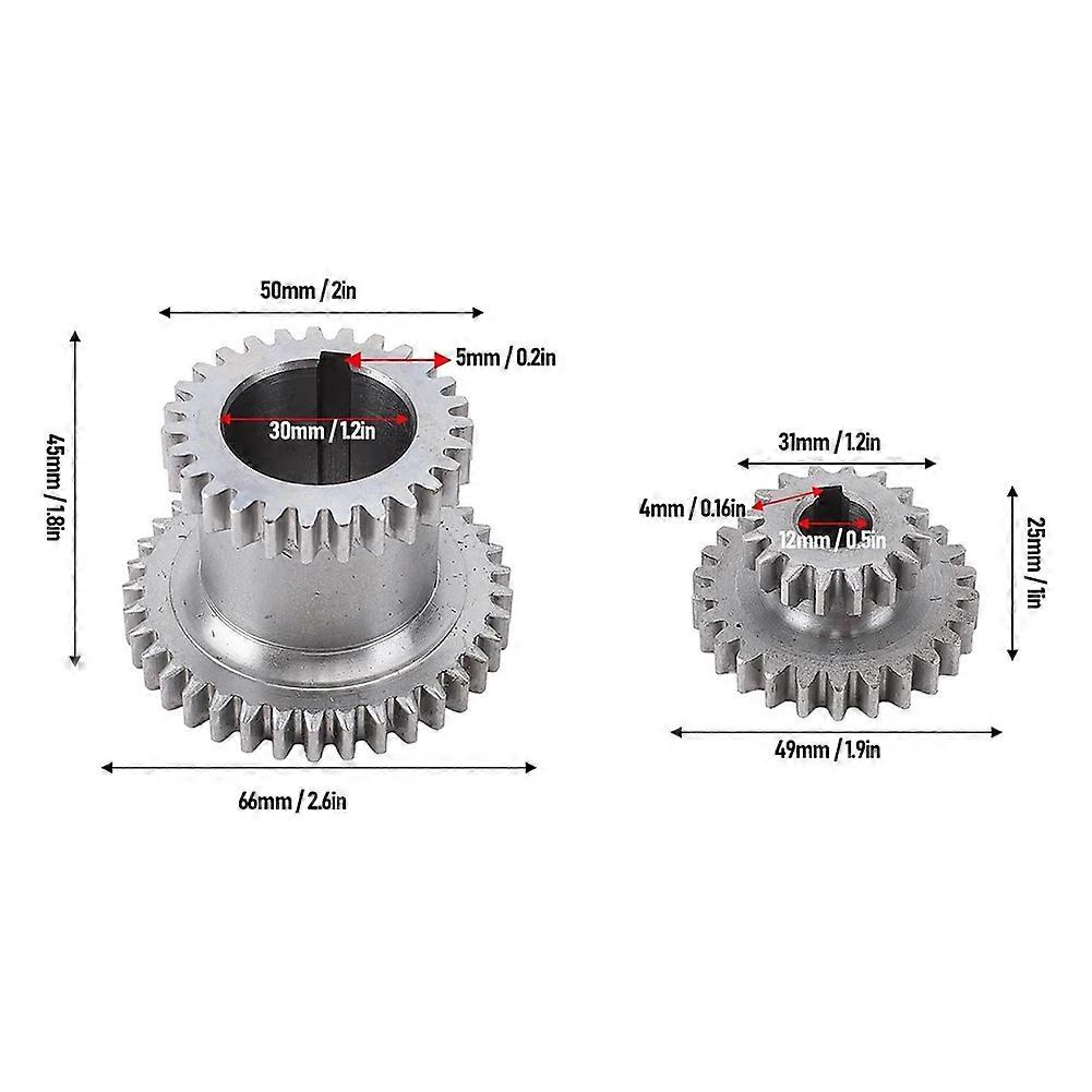 Lathe Duplicate Gear Set, 2 Speed High Low Transmissiones Duplicate ...