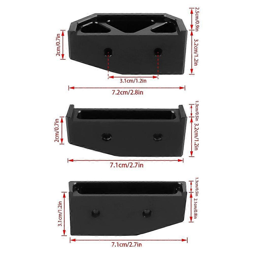 1 Inch 1.5 Inch 2 Inch Left Kickstand Lift Block Stand Plate for Harley ...