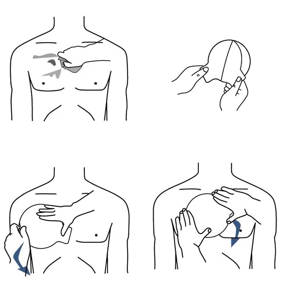 Chest seal medical chest seal vented chest wound for open chest injury ...