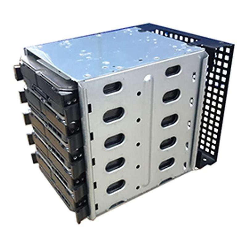 5.25 Inch To 5 X 3.5" SATA HDD Cage Rack Hard Drive Disk Enclosure ...