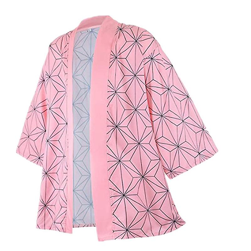 Anime Cosplay Kostuum Demon Slayer Kimetsu No Yaiba Haori Kimono ...