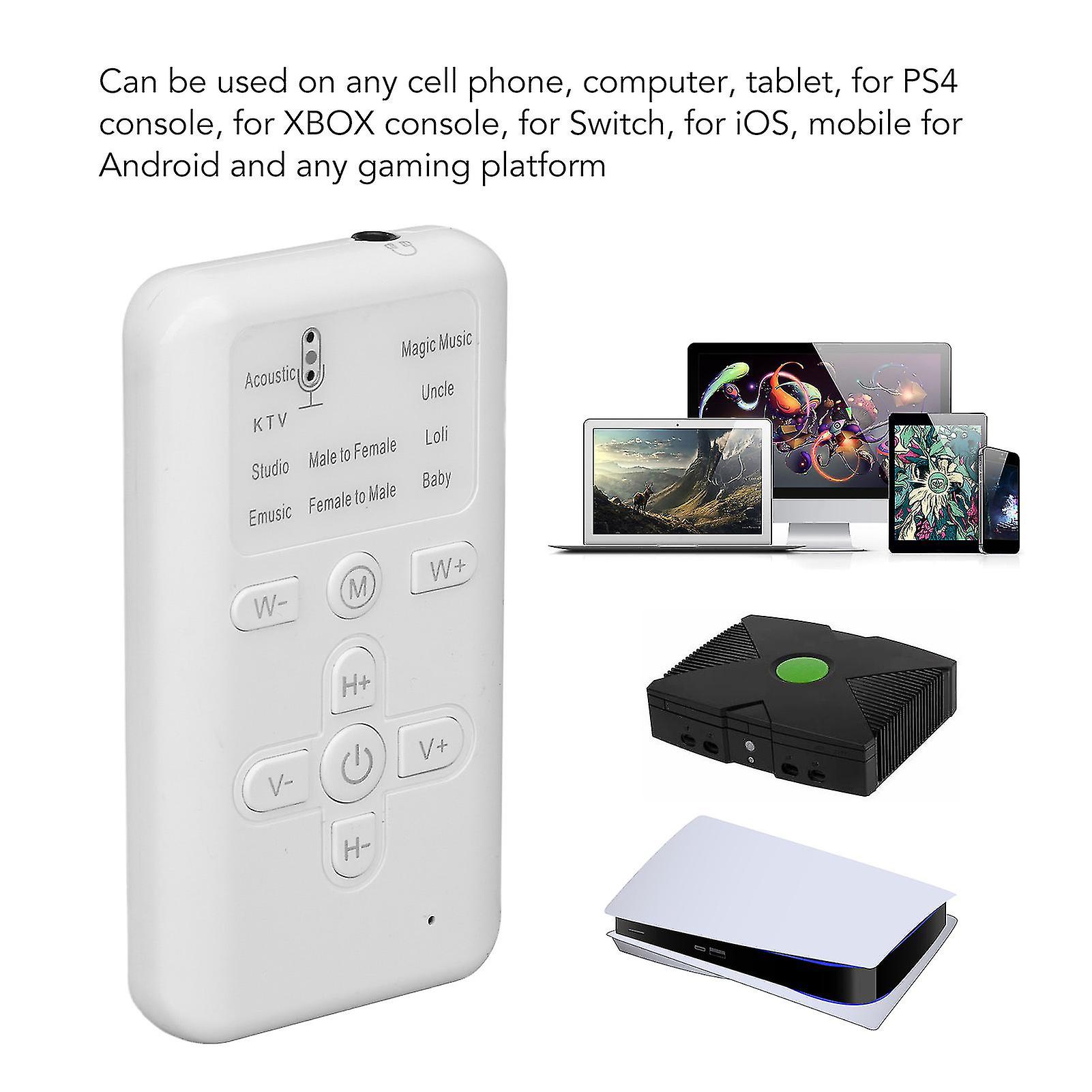 Live Sound Card Voice Changer 8 Sound Effects Plug And Play Handheld ...