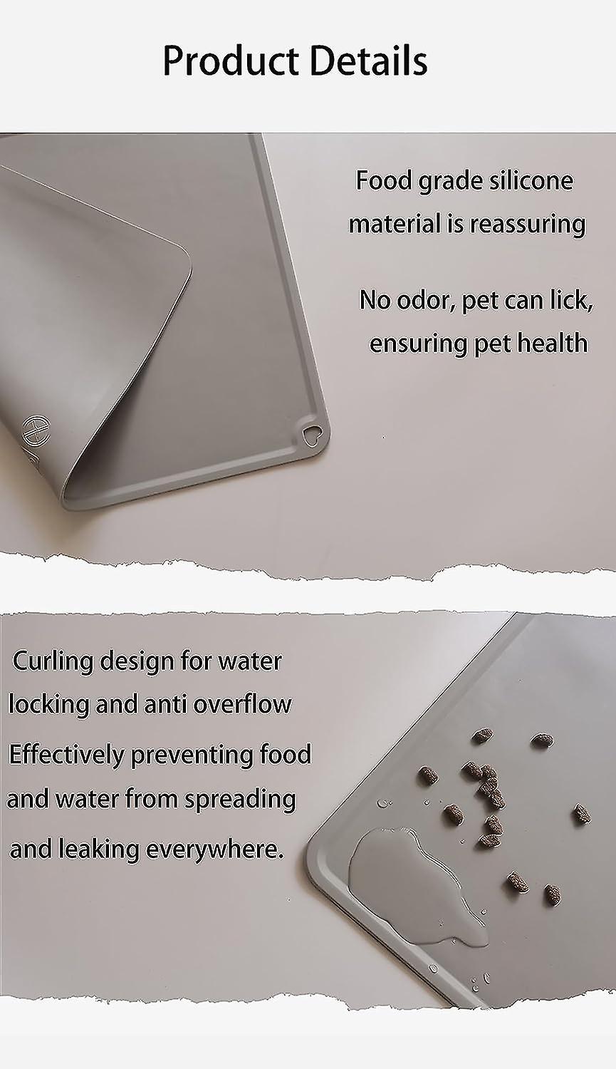 Cat Food Matdog Food Mat,dog Bowl Mat,food Mat For Cat Bowls,dog Water ...