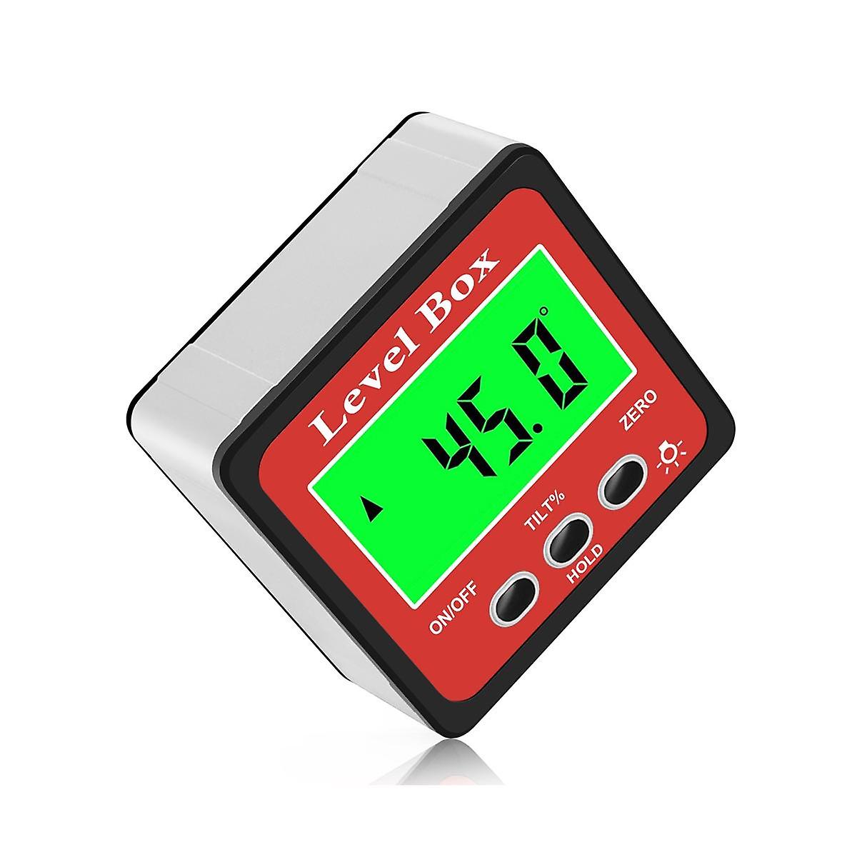 Digital Level Box Protractor Angle Finder 90 Degree Level Gauge Bevel ...