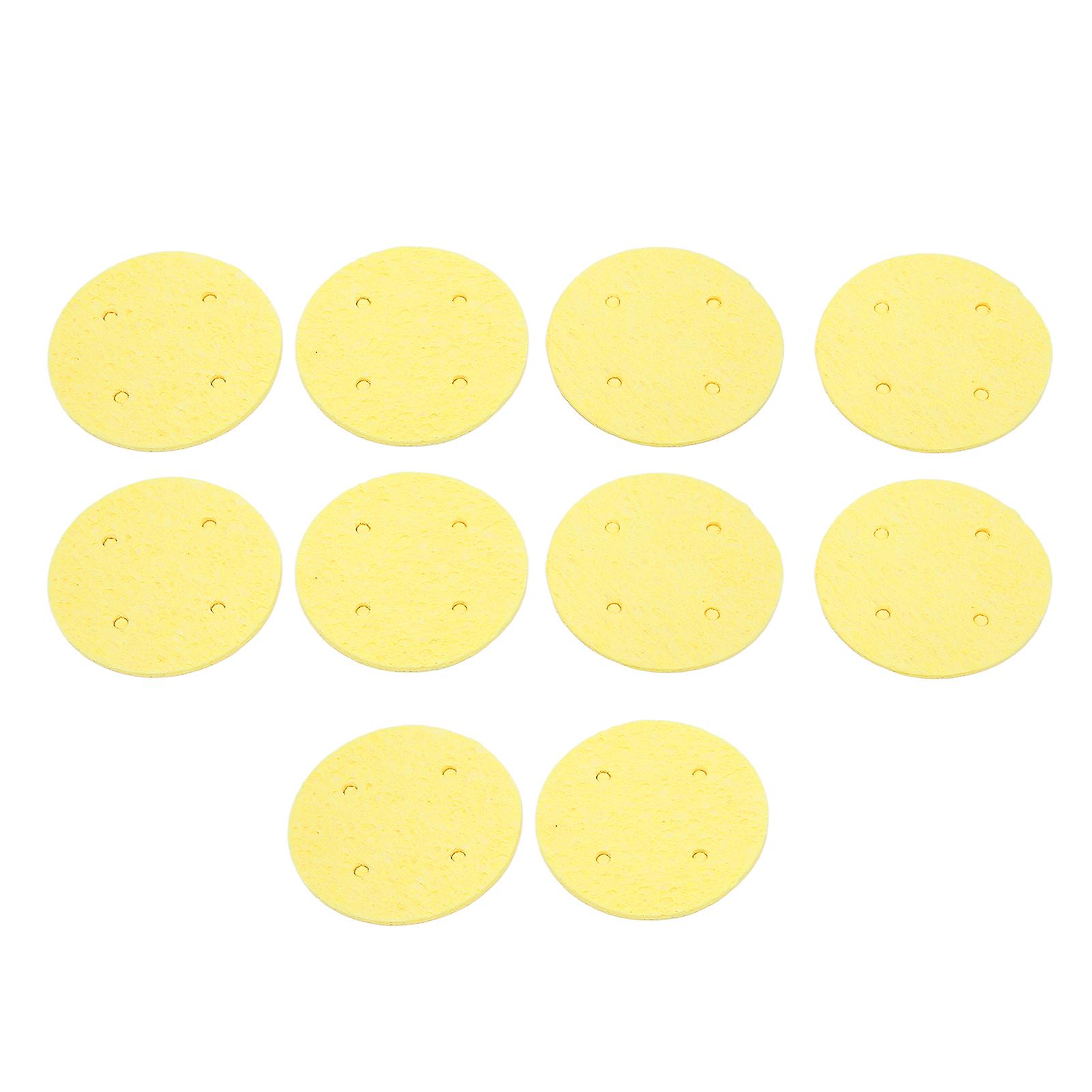 10pcs 60mm EMS Electrodes Conductive Pads Sponge Reusable Replacement ...