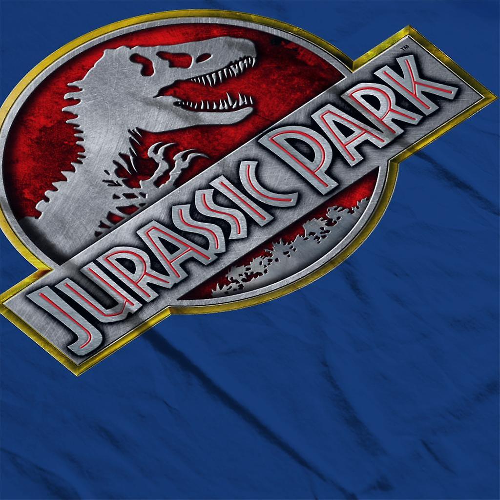 Jurassic Park Yellow Outline Classic Logo Men's Hooded Sweatshirt ...