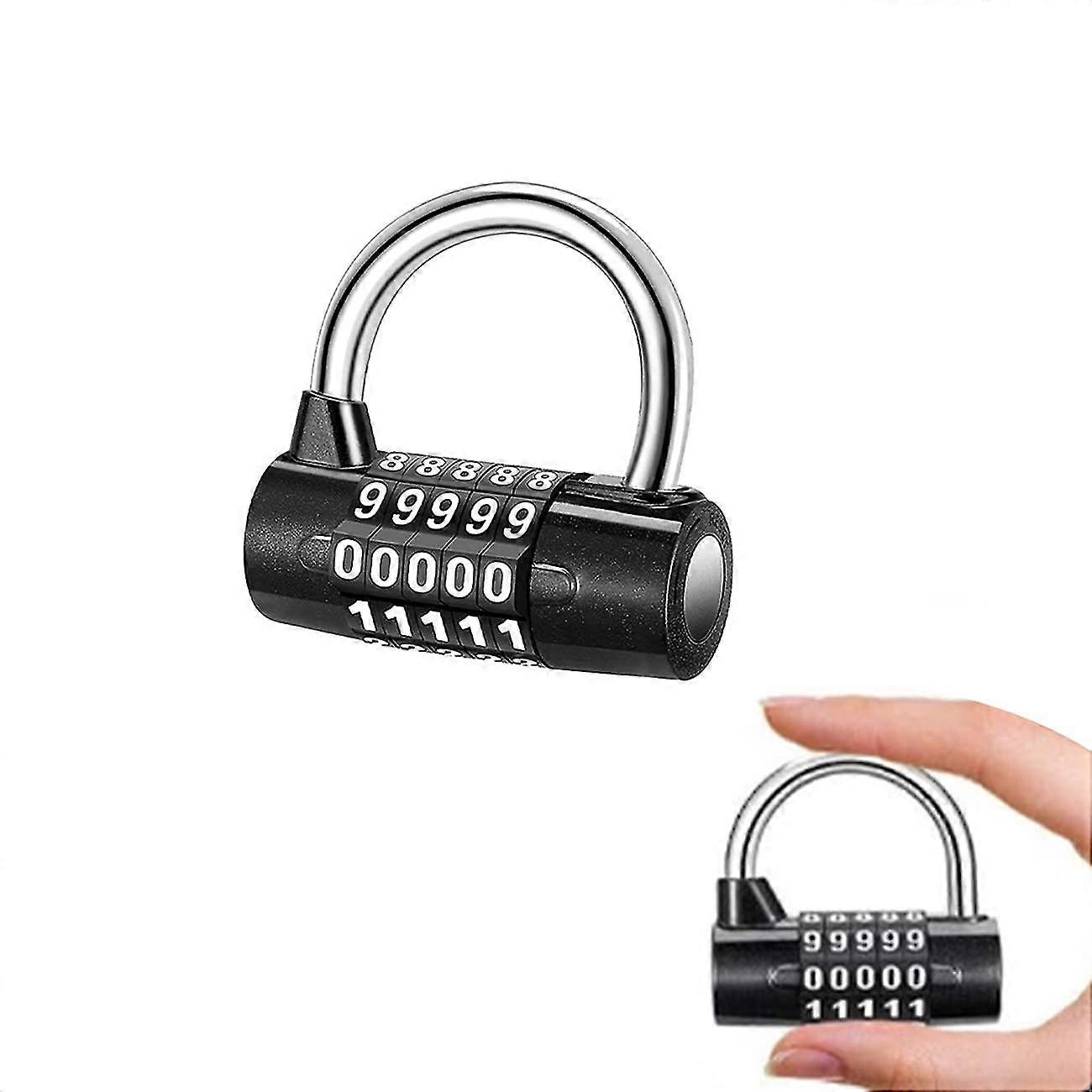 5 Digit Combination Padlock, Combination Lock, Digital Lock,Zinc Alloy ...